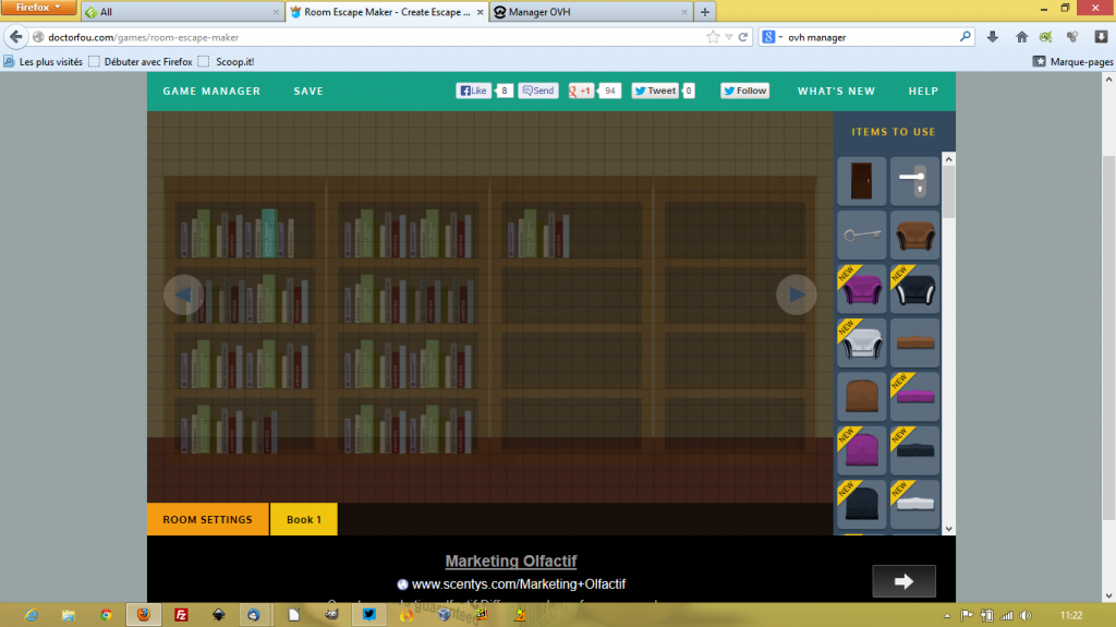 Room escape maker: créer en ligne très facilement des jeux d’escape ...