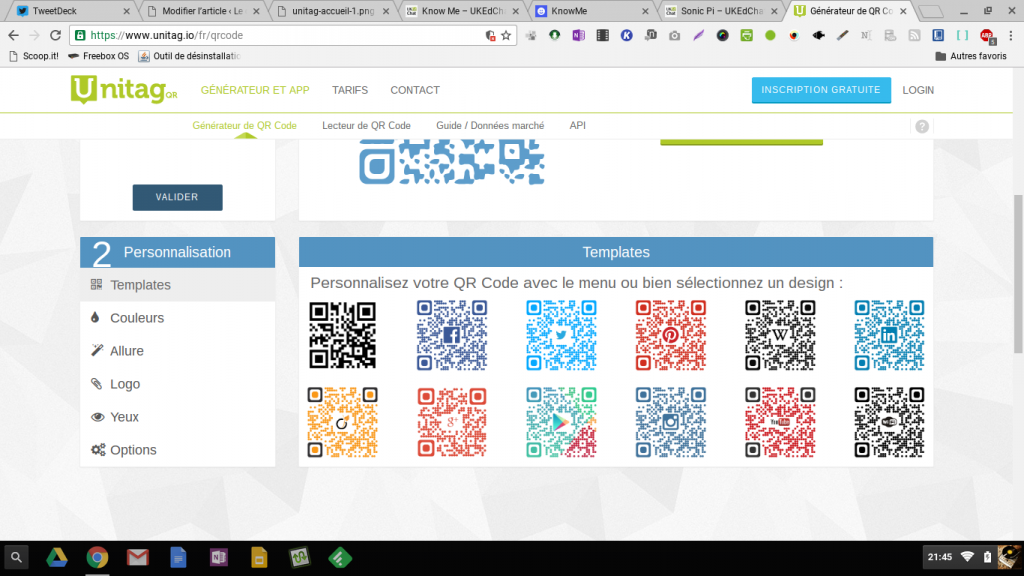 Unitag QR: le leader de la création de QR code – Le coutelas de Ticeman