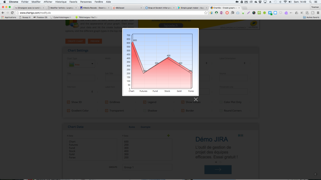 Chartgo: créer vos graphiques simplement en ligne – Le coutelas de Ticeman