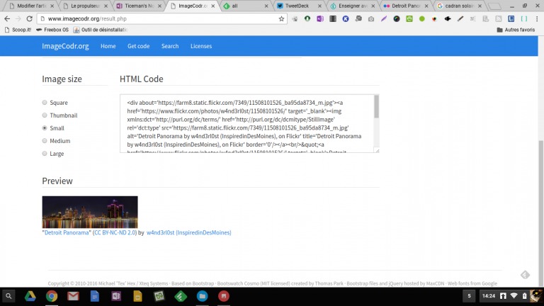 Imagcodr: une aide pour utiliser et citer les images flickr – Le ...