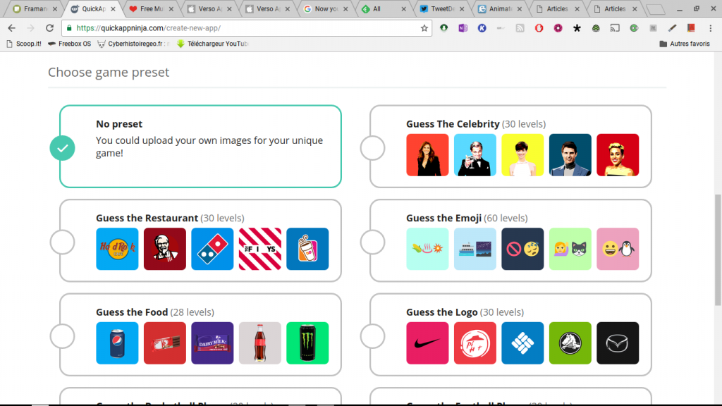 QuickApp Ninja: créer des applications Android sous forme de jeux de ...