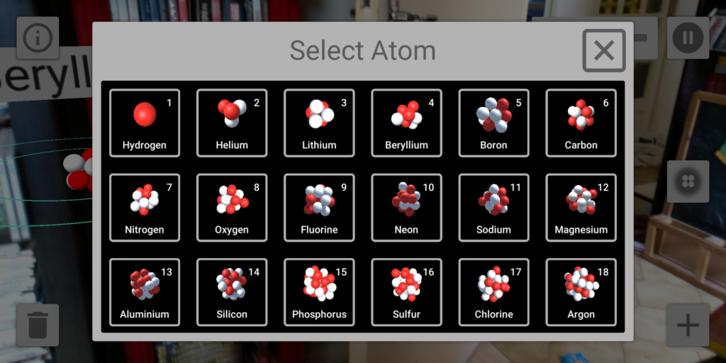 Atom visualizer: visualisez les atomes en 3D et en réalité augmentée ...