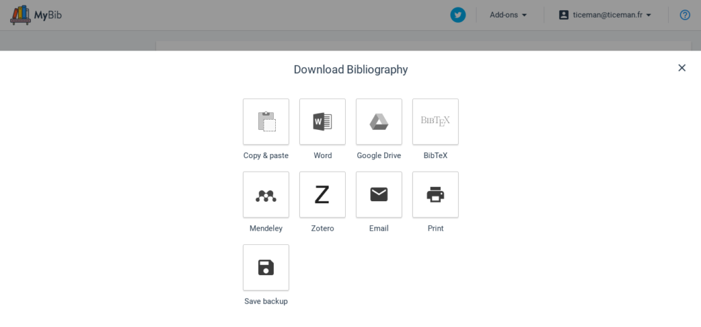 MyBib: créez vos bibliographies et sitographies – Le coutelas de Ticeman