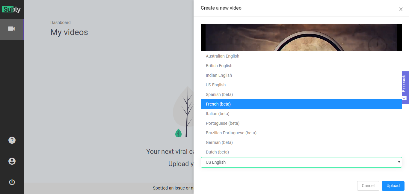 Subly : Sous-titrer et transcrire automatiquement ses vidéos. – Le ...
