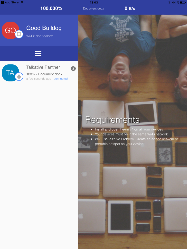 Feem: Echanger des fichiers entre TOUS vos appareils en reseau local ...